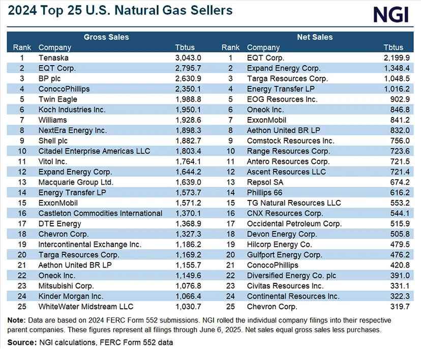 Tenaska Tops in Natural Gas Dealmaking Again; Oneok Surges 170% Amid ...
