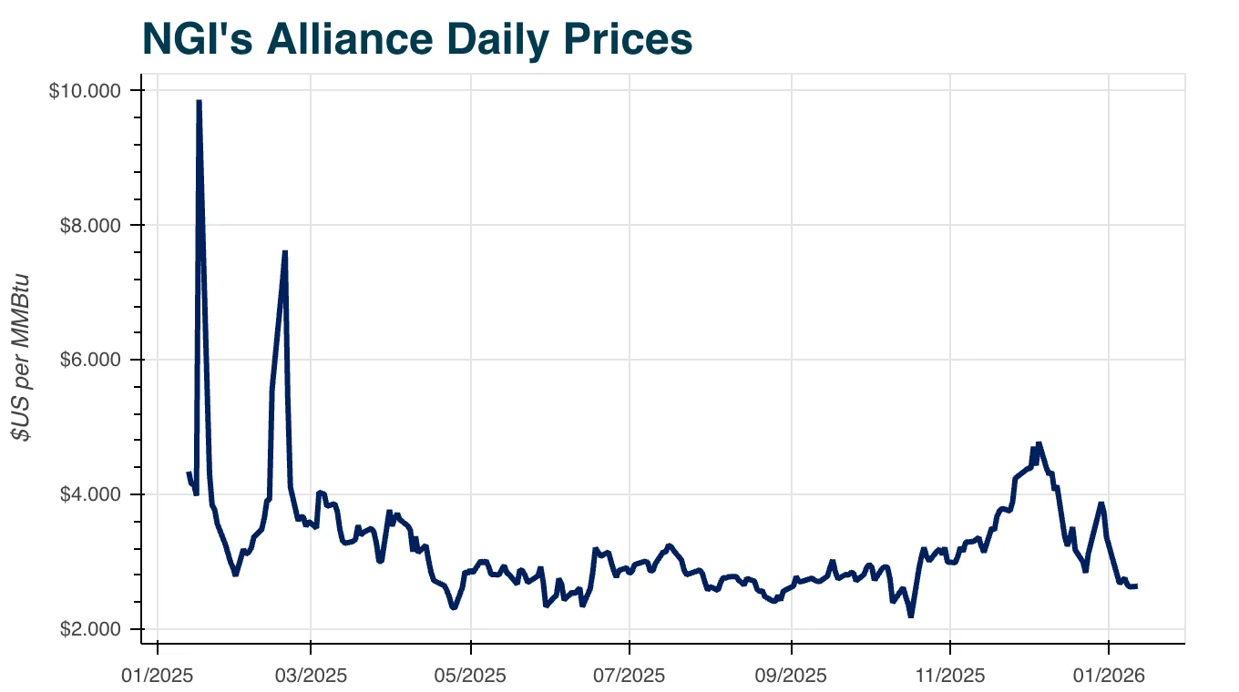 Futures Settle: February Natural Gas Prices Plummet