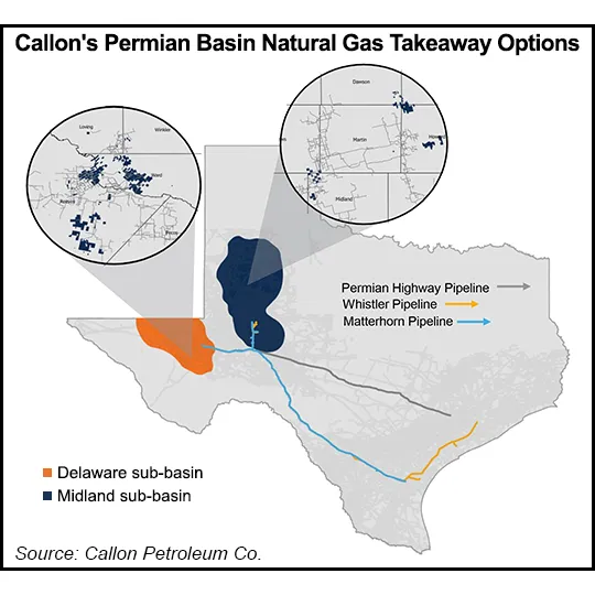 Callon Raising Natural Gas Price Exposure at HSC, Reducing Waha