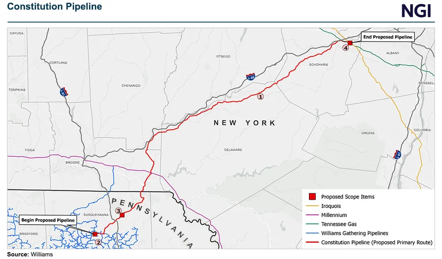 Constitution Revived, Seeks FERC OK to Build Northeast Natural Gas Conduit