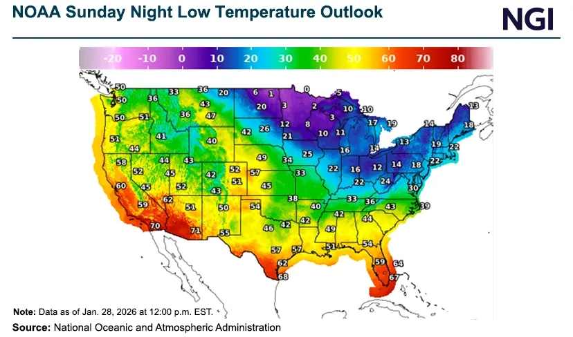 Freeze-offs Ease, but Another Arctic Surge Headed for Producing Regions ...