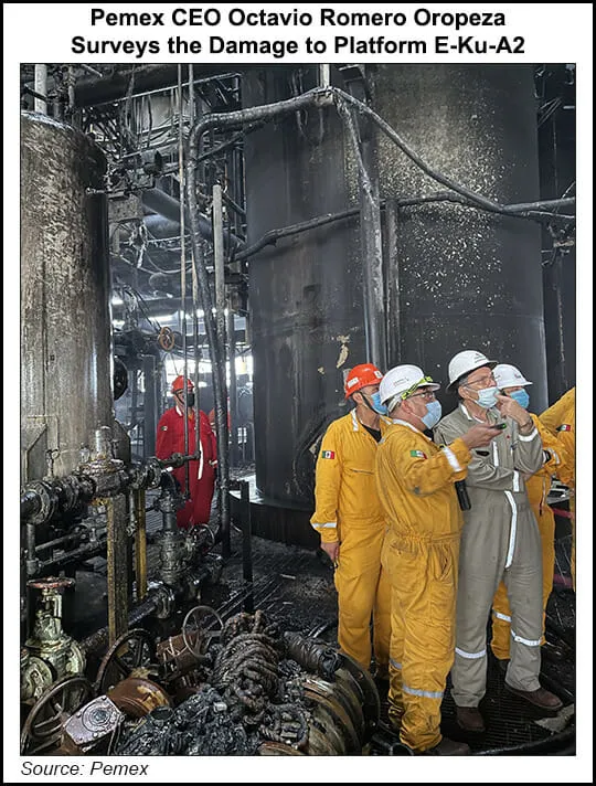 Pemex CEO Says Production Partially Restored After Fatal Offshore Fire ...