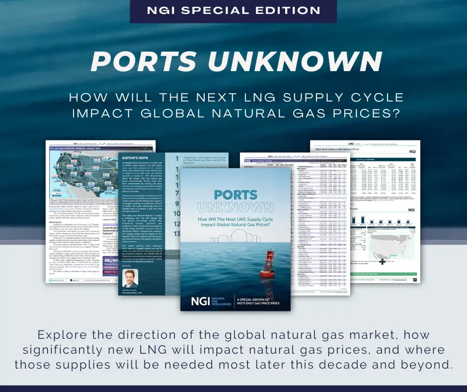 SoCal Citygate Daily Natural Gas Price Snapshot