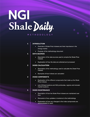 Methodologies Support – Natural Gas Intelligence (NGI)