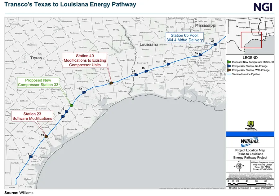 Transco Given Green Light to Start Up Texas-to-Louisiana Natural Gas ...