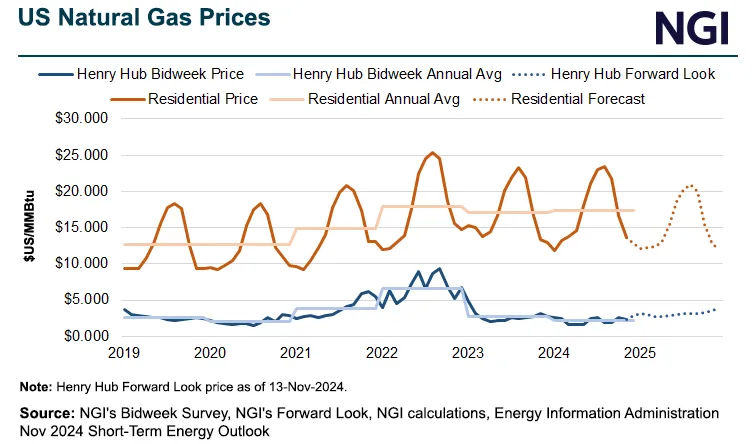 Henry hub natural gas store