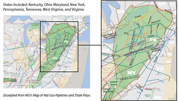 Utica Gas Formation Maps Ohio Poised To Take Center Stage In Natural
