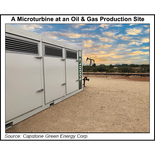 California E&P Curbing Flaring with Natural Gas Microturbines