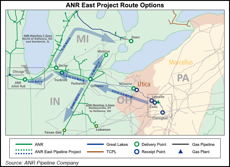 ANR Proposes Multi-Destination Exit Route for Appalachian Gas