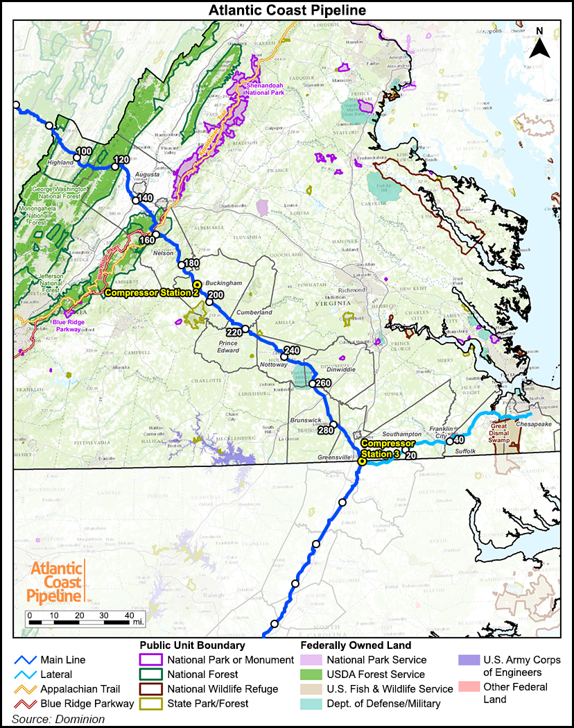 Timeline Set For Marcellus/Utica-to-Southeast Atlantic Coast Pipeline