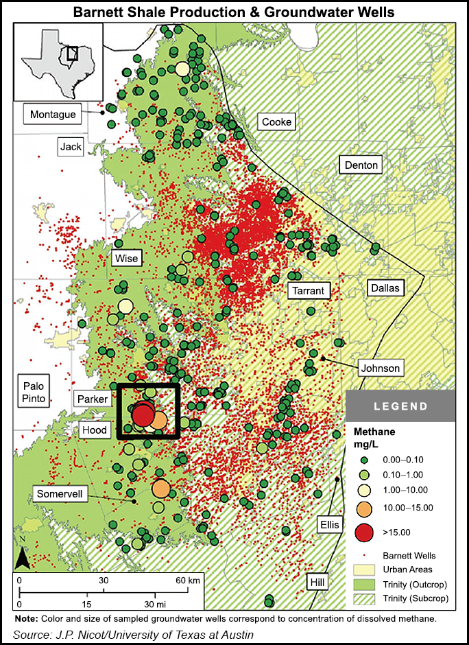 Barnett Natural Gas Production Not Linked to Methane in Water Wells ...