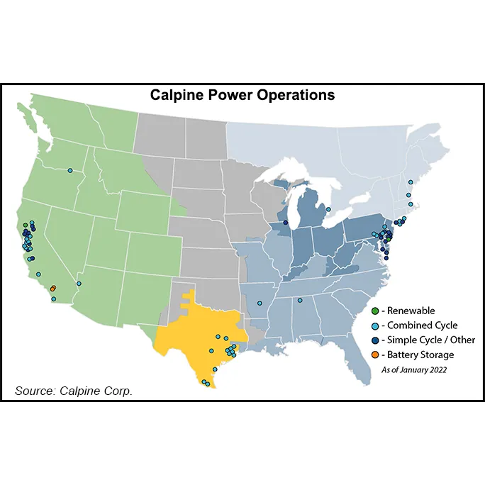 Calpine Says Texas Regulatory Plan Encourages 850 MW in New Natural Gas ...