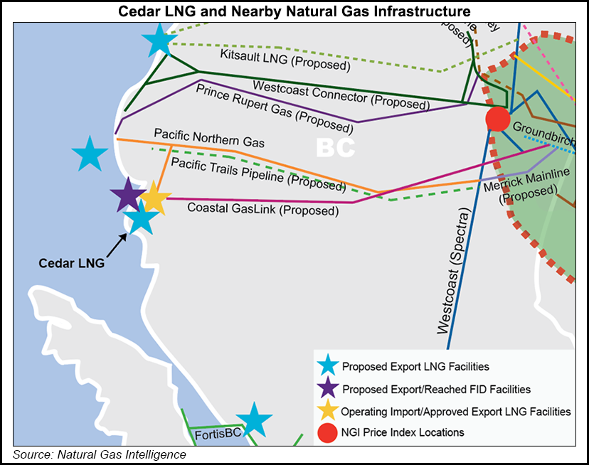 BC's Native-Owned Cedar LNG to Include Bigger Role for Native Oversight