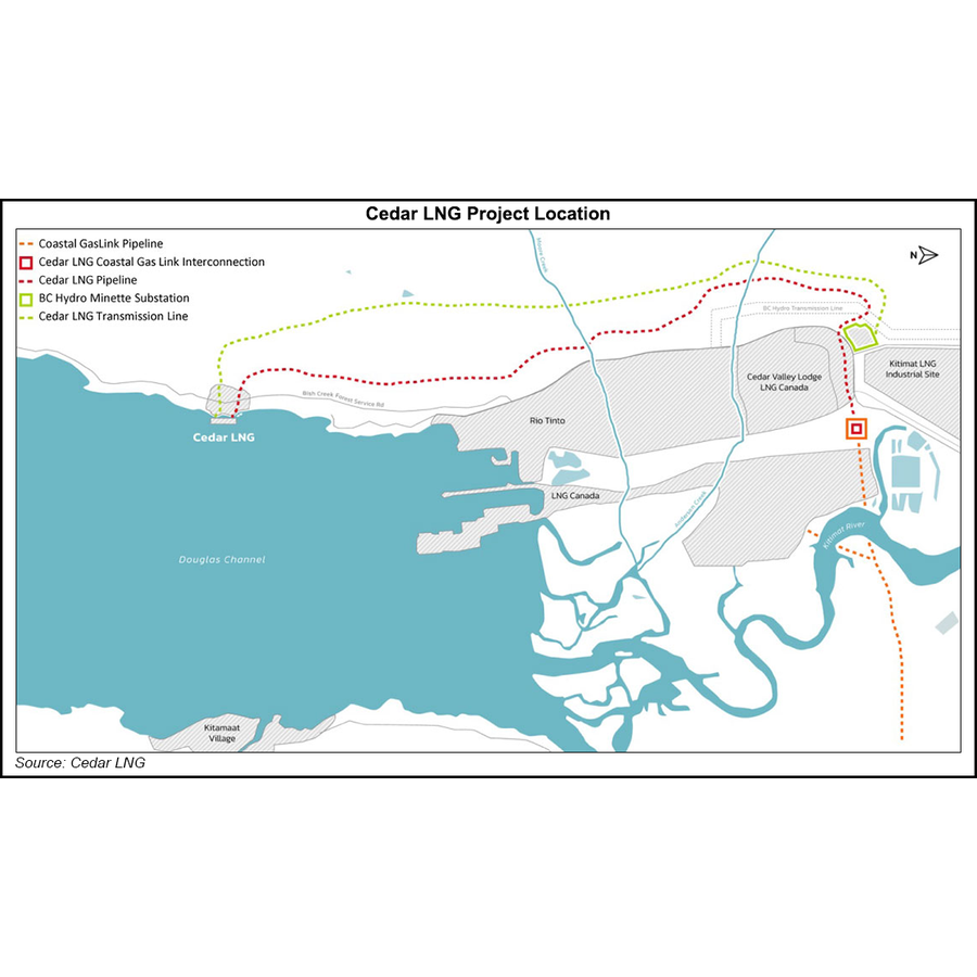 BC Grants Key Permit to Haisla-Pembina Cedar LNG Export Project