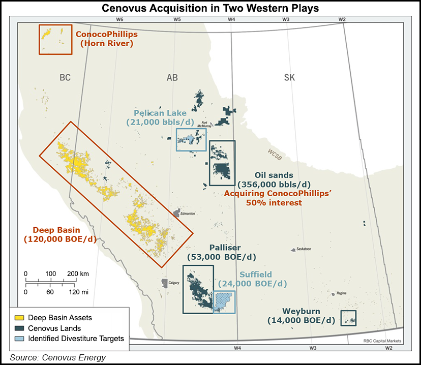 Cenovus Doubling Canada Output, Adding Gas-Rich Montney in $13.3B Deal ...