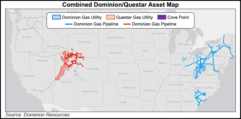 Dominion to Pay $4.4B For Gas Utility Company Questar