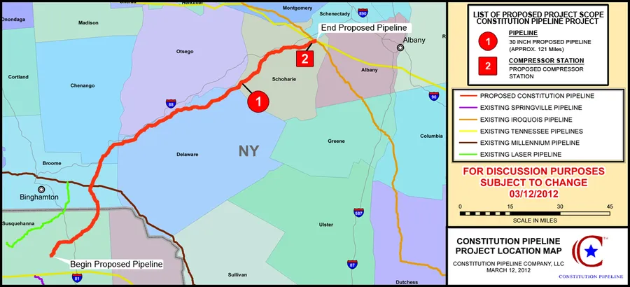 Need for Constitution Pipeline Questioned Based on Alternative ...