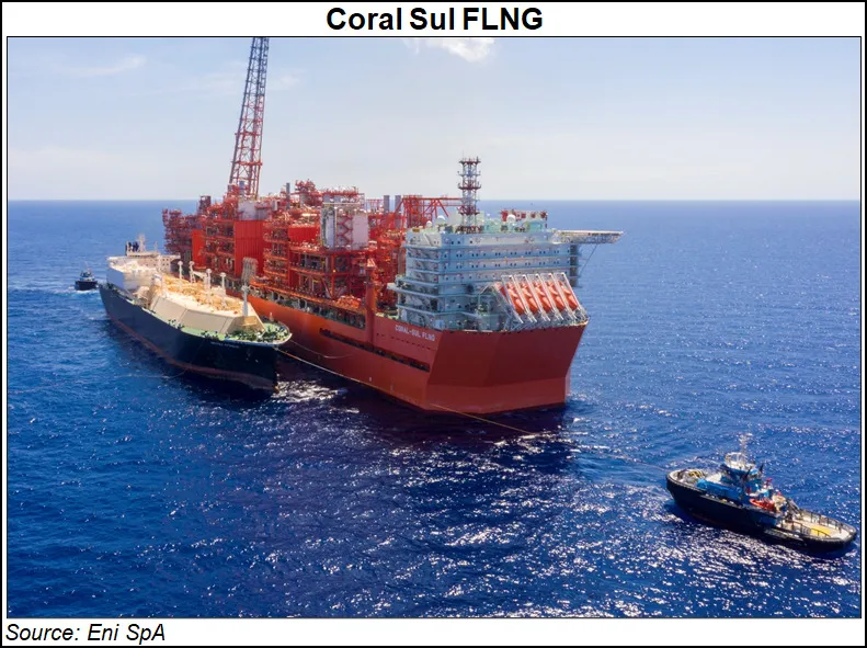 Eni Loads First Coral-Sul LNG Cargo Offshore Mozambique
