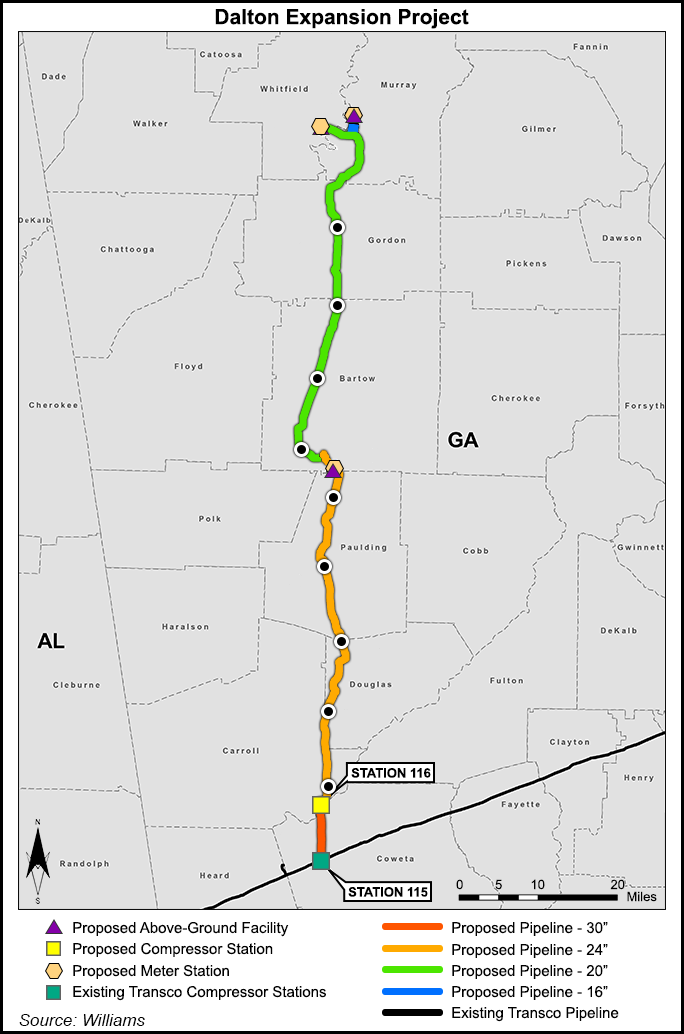Transco Urges FERC to Approve Dalton Project by Month's End