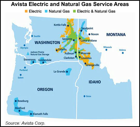 Avista Natural Gas Peaking Plants, RNG in Revised Resource Plans
