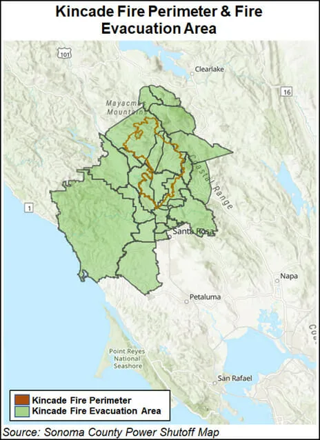 PG&E Facing 33 Charges Related to 2019 Kincade Wildfire in Northern ...