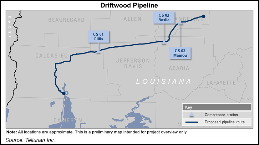 Tellurian Looking to Build Natural Gas Pipeline System to Serve Demand ...