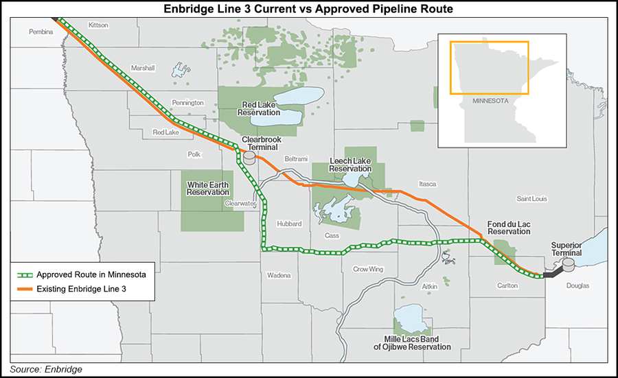 Minnesota Grants Enbridge Permit to Advance Line 3 Construction