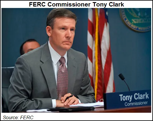 Tony Clark to End FERC Tenure With Sept. 22 Meeting