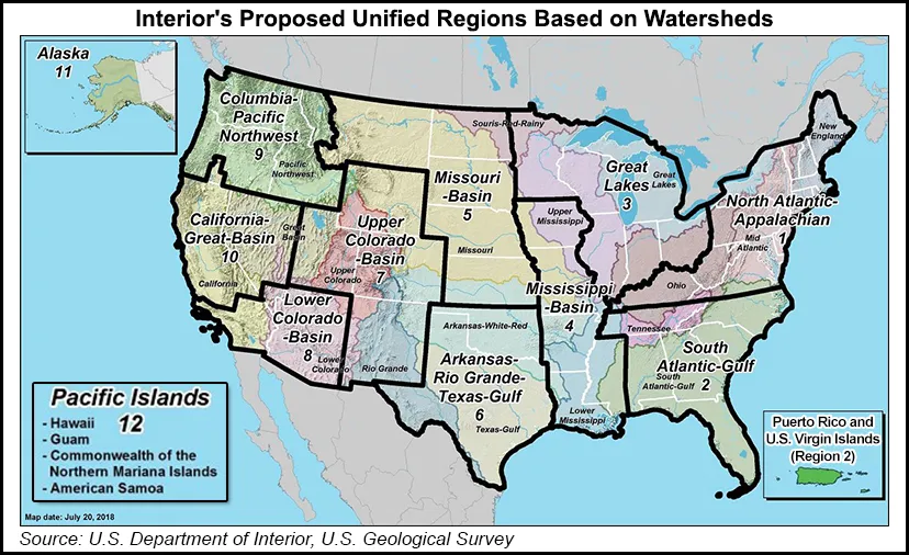 Interior's Proposed Reorganization Backed by Energy Industry Groups