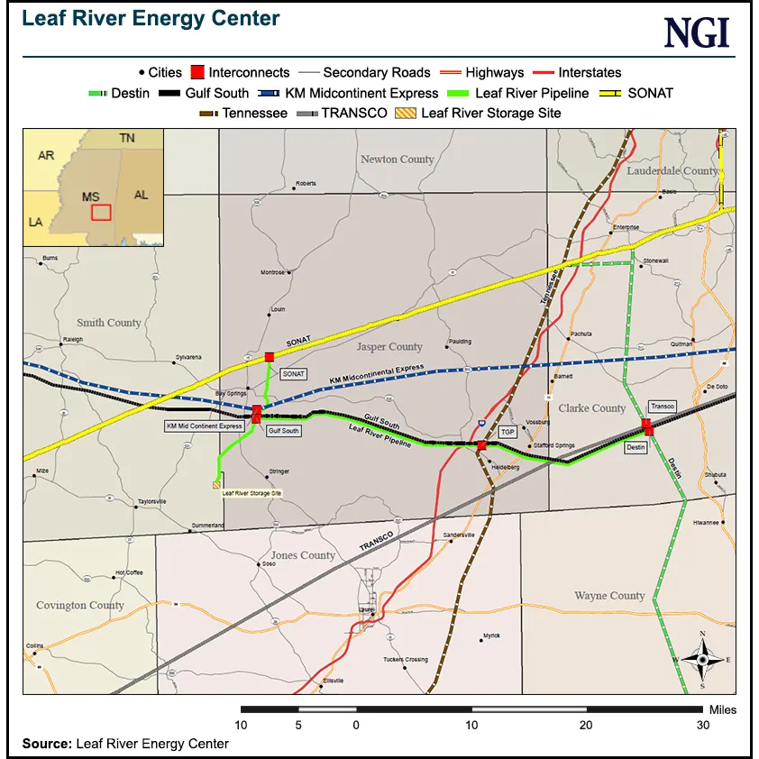 Leaf River Adds to Roster of Natural Gas Storage Projects Targeting ...