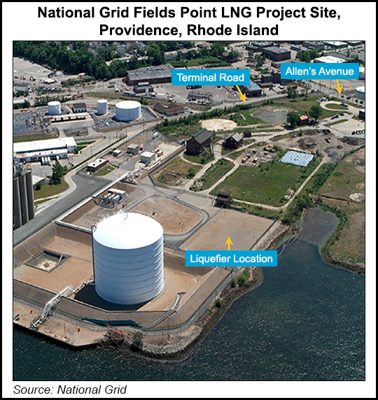 FERC Staff Issues Environmental Assessment for National Grid LNG Facility in Rhode Island