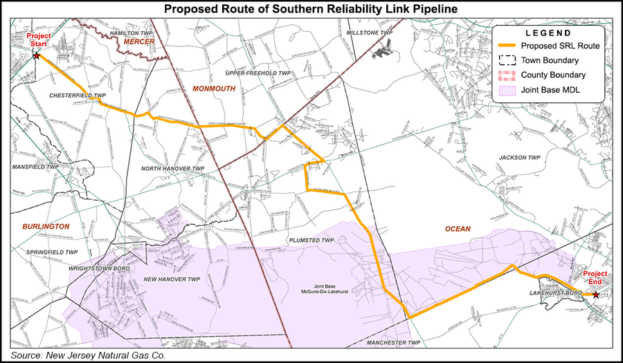 NJNG Asks to Build Southern Reliability Link; Transco's Leidy Gets Permits