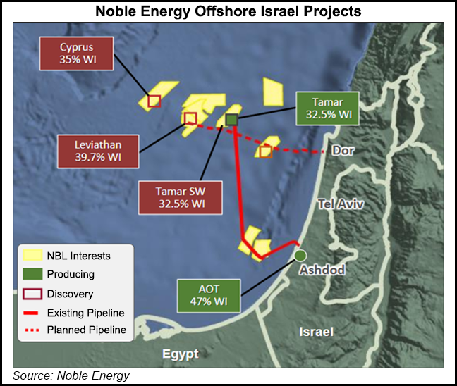 Noble Energy Pulls Trigger on Phase One of Leviathan NatGas Project ...