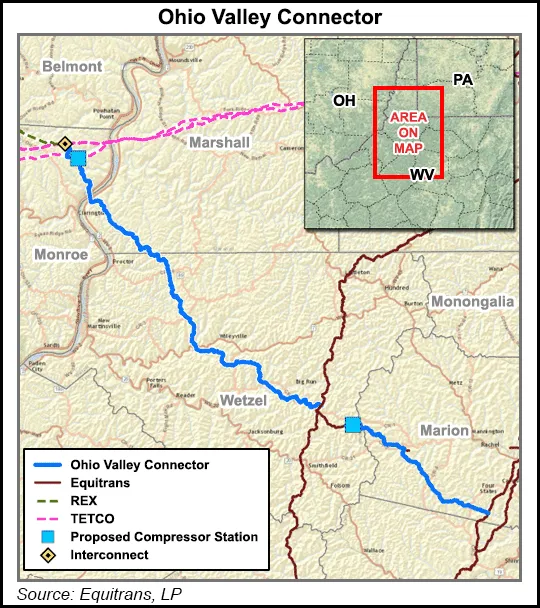Equitrans Files FERC Application For Ohio Valley Connector