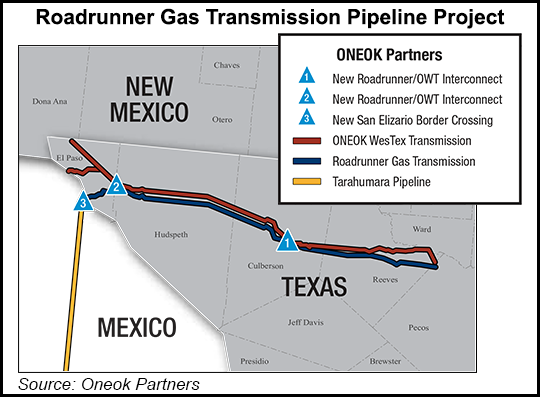 Oneok Texas Project to Serve Mexico Power Generation