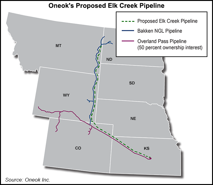 Oneok $1.4B Pipeline Project to Move Rockies NGLs to Midcontinent