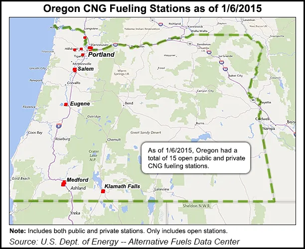 Oregon Gives Avista Green Light on NGV Fueling