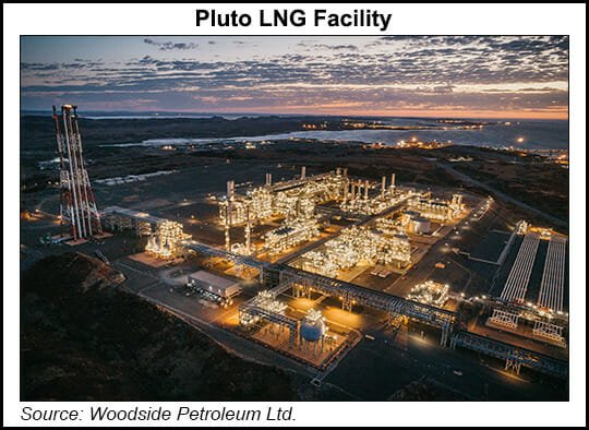 Woodside, Western Gas Eyeing More Australian Supply, Pluto LNG Exports