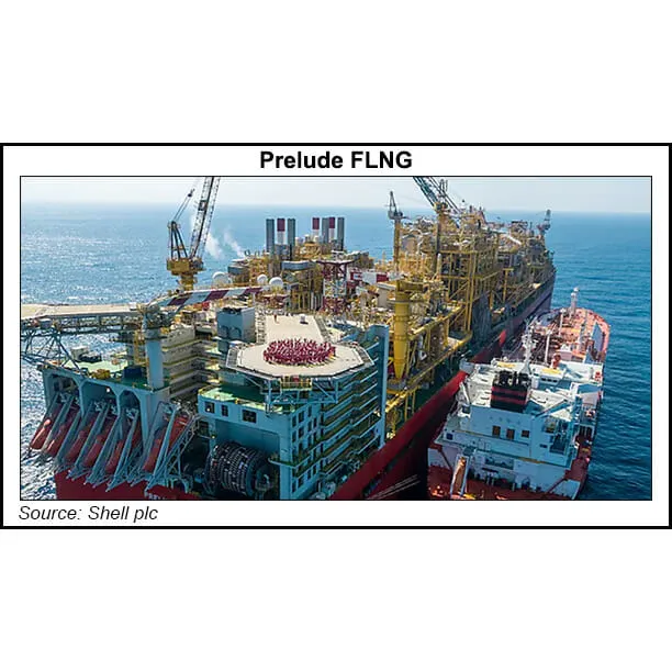 Shell’s Prelude FLNG in Australia Still Offline After December Fire