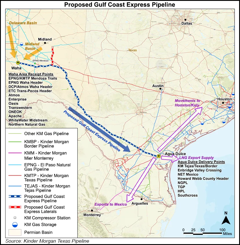 Apache Secures 500 MMcf/d of Capacity on GCX Permian-to-Gulf Coast Pipeline