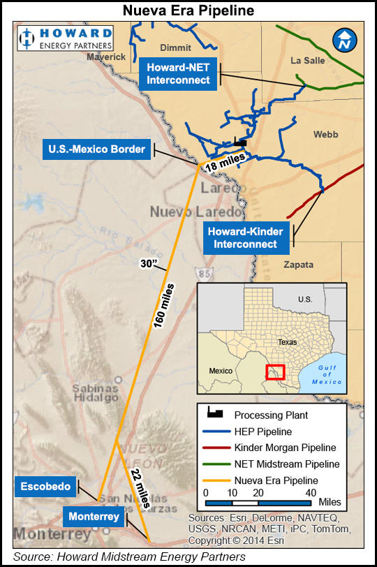 Mexico's CFE Takes Capacity in Texas-to-Mexico Pipeline Project