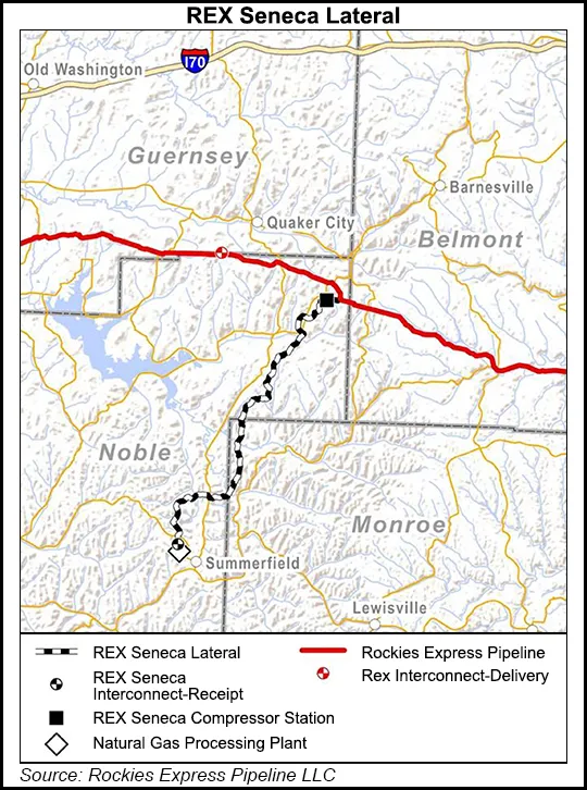 REX's Seneca Lateral Authorized For Additional Service