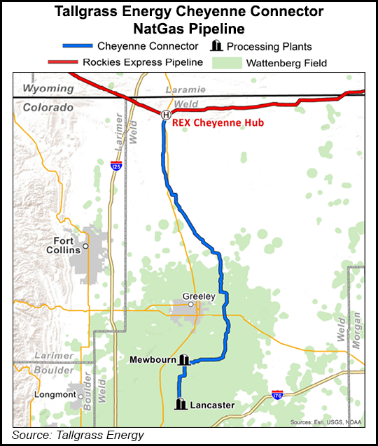FERC Inaction Delaying Cheyenne Connector to 1Q2020, Says Tallgrass