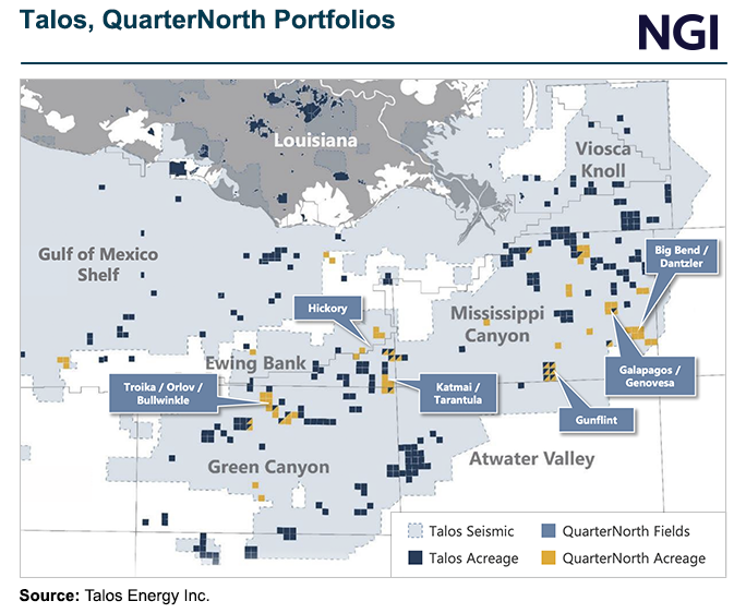 Talos Expanding Deepwater GOM Holdings with $1.29B Takeover of QuarterNorth