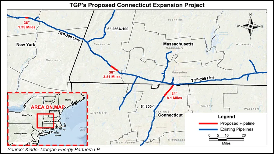 Tennessee Files FERC Application for Connecticut Expansion