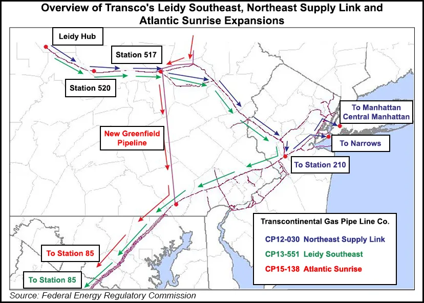 Appeals Court Upholds Transco's Leidy Southeast Expansion Permits