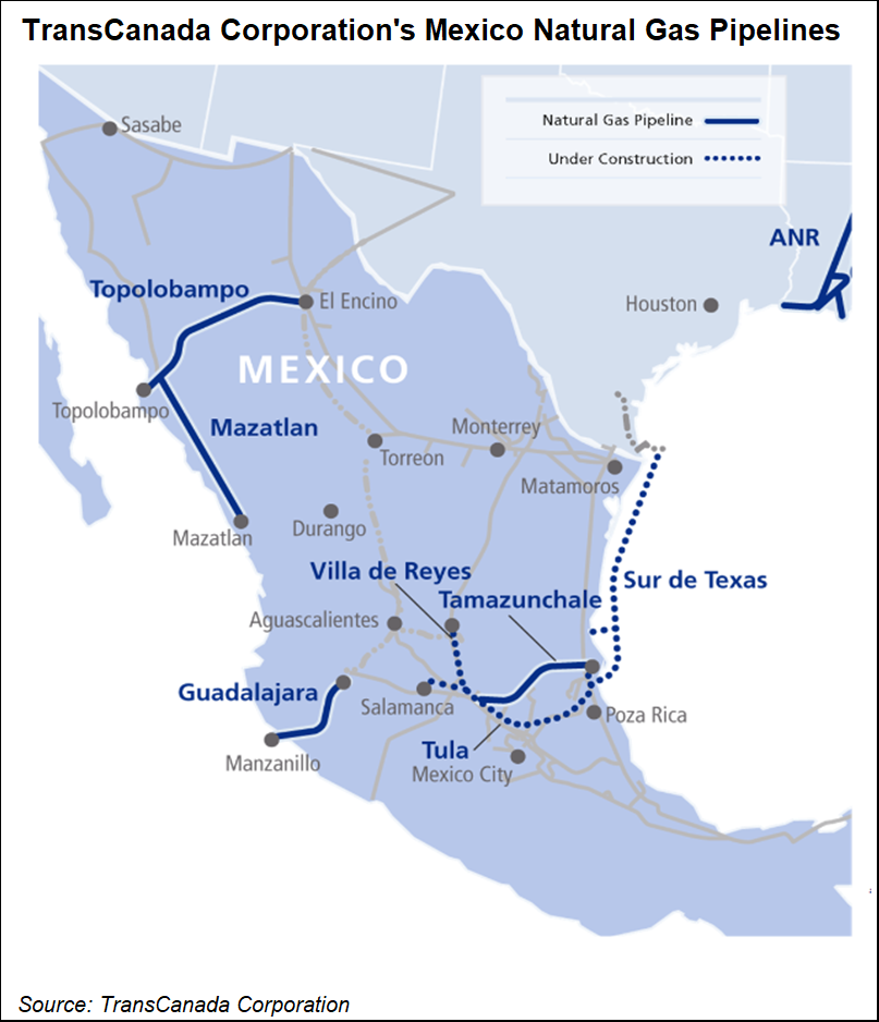 TransCanada Says Two Mexico Gas Pipes Further Delayed Amid Local Impasse