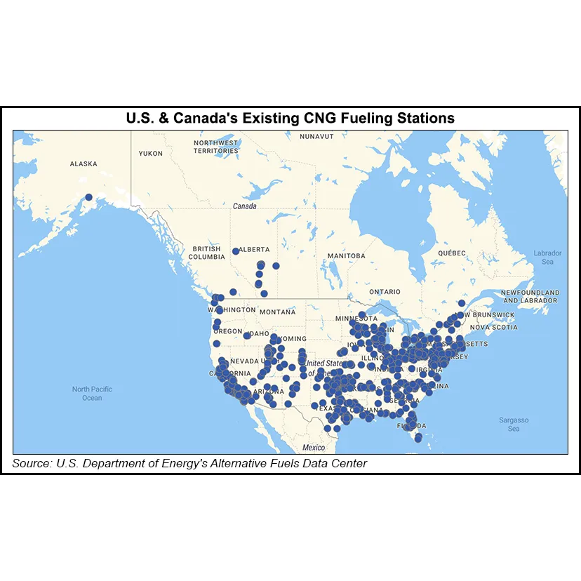 Clean Energy, Tourmaline Building Out Canada CNG Fueling Network