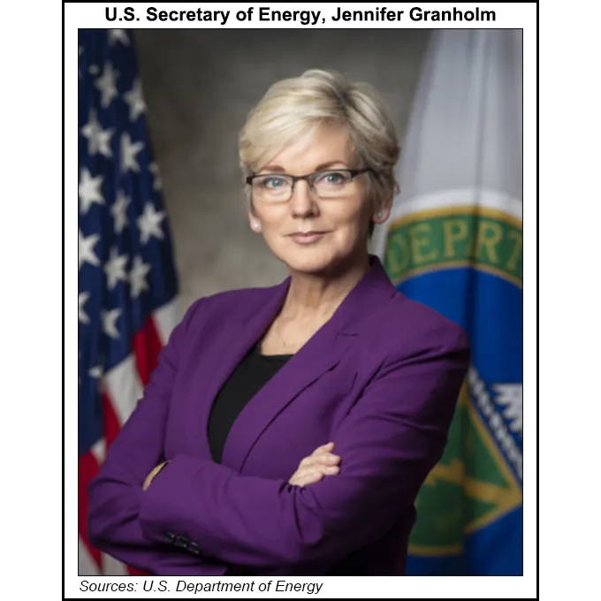 Energy Transition ‘Certainly’ Includes Natural Gas and Oil, Says Granholm