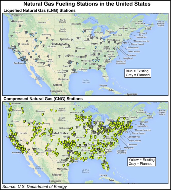 U.S. NatGas Fleet Expanding, Adding More CNG, LNG Stations